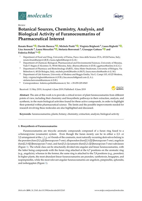 Pdf Botanical Sources Chemistry Analysis And Biological Activity