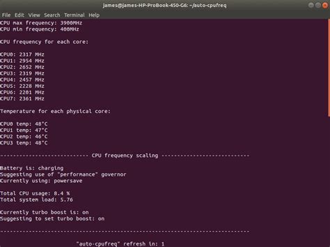 Auto Cpufreq CPU Speed And Power Optimizer For Linux Systems