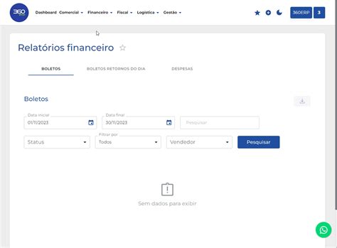 Relatórios Financeiros Central De Ajuda 360 Erp Sistema De Gestão Empresarial