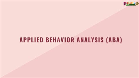 Applied Behavior Analysis Aba Jewel Autism Centre