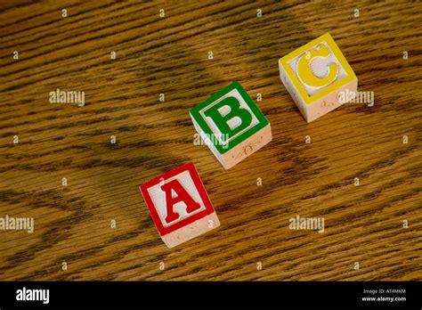 Abc Building Blocks Hi Res Stock Photography And Images Alamy