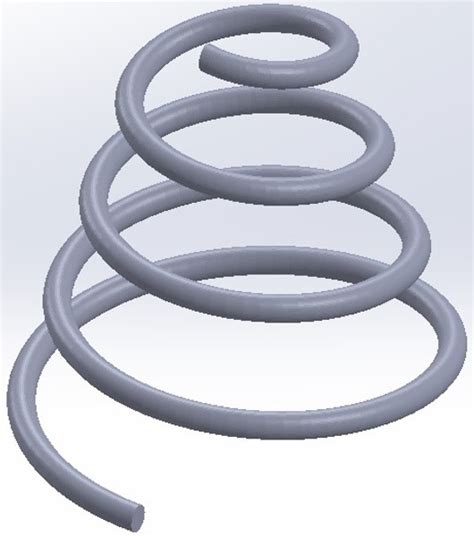 Conic Spring Model Turbosquid 1453633