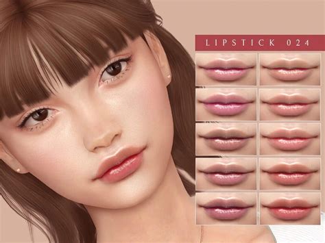 The Sims 4 Lipstick 024 At Lutessa Cc Shopping Sims 4 Sims 4 Cc