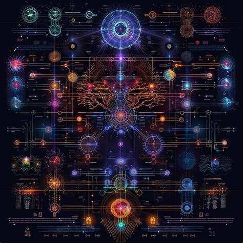 Intricate Flowchart Of A Quantum Algorithm Premium Ai Generated Image