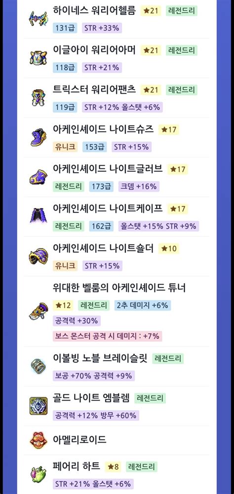 메이플스토리 인벤 고수형님들 스펙업 방향 및 검환불 사용처 문의드립니다 메이플스토리 인벤 리부트 게시판