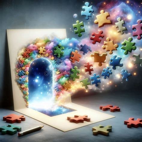 A Doorway Leading To A Colorful Nebula A Surreal And Imaginative Scene