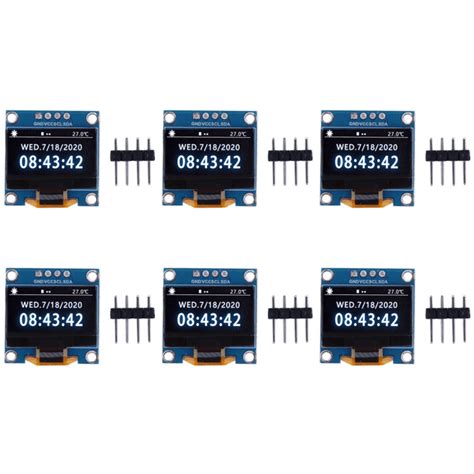 Módulo Oled De 096 Pulgadas Controlador Iic 128x64 Ssd1315 De 4 Pines