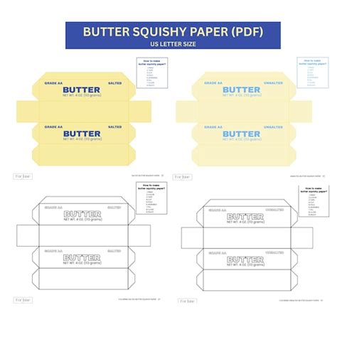 Squishy Templates Etsy