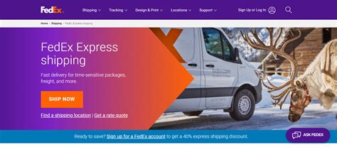 FedEx联邦快递 全球快递及国际托运服务 M123跨境工具导航