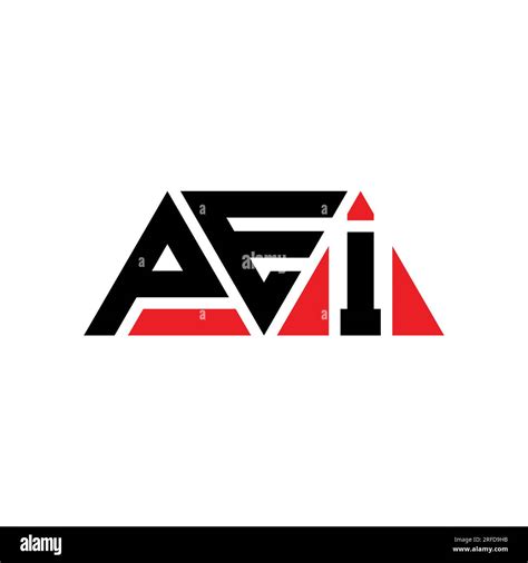Pei Triangle Letter Logo Design With Triangle Shape Pei Triangle Logo