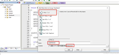 【gpio篇 Gpio输入】《stm32初探索：光敏传感器控制led》stm32光敏传感器 Csdn博客