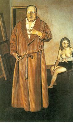 Balthasar Balthus Portrait Of Andre Derain Painting On The Wall