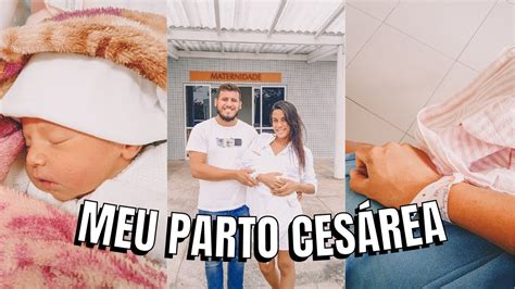 Meu PARTO CESÁREA Vlog YouTube