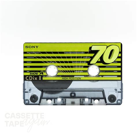 Cdixii 70 Sonyハイポジ Cassette Tape Again