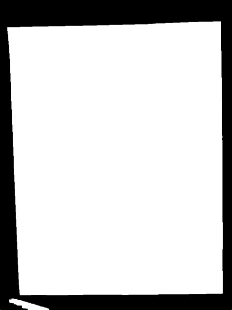 Python 3x How Do I Find Corners Of A Paper When There Are Printed