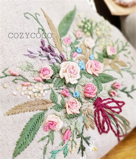 프랑스자수 삼각프레임 파우치 네이버 블로그