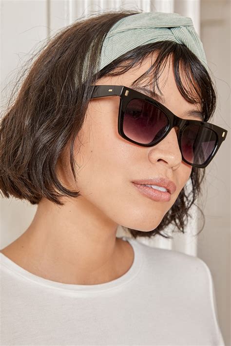 Rad Black Square Sunglasses Skinny Sunnies Small Sunglasses Lulus