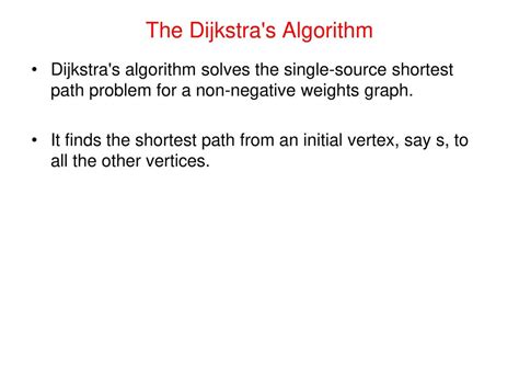 shortest path algorithm ppt download