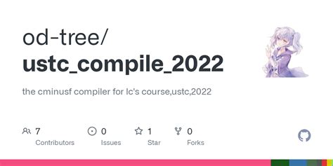 GitHub Od Tree Ustc Compile The Cminusf Compiler For Lc S Course Ustc