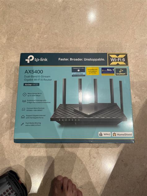 Tp Link Ax5400 Dual Band 6 Stream Gigabit Wi Fi 6 Router Computers And Tech Parts And Accessories