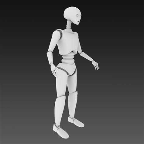 robot basic 무료 3d 모델 obj free3d