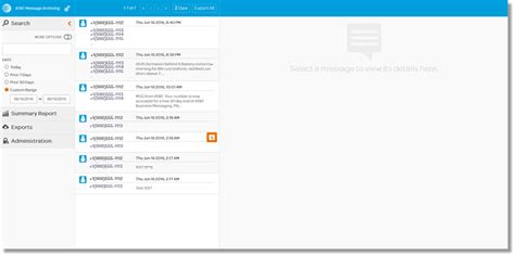 Downloading a message’s attachment using the AT&T Message Archiving portal - Asecare