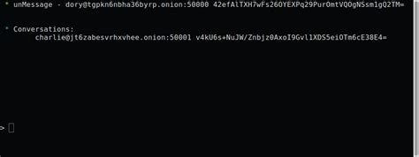 Command Line Interface CLI UnMessage 0 1 0 Documentation