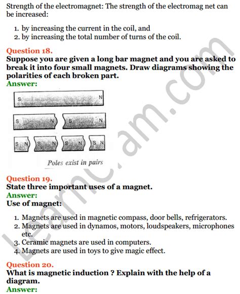 Selina Concise Physics Class 6 Icse Solutions Chapter 6 Magnetism