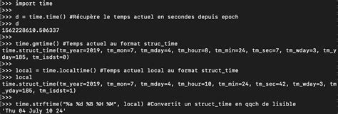Les Modules Python Standards Datetime Time Et Calendar Pierre Giraud