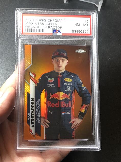 【喷子拍卖】2020 Topps Chrome F1 Max Verstappen 元年 红牛车队 卫冕冠军车手 维斯塔潘 最正定妆照 橙折