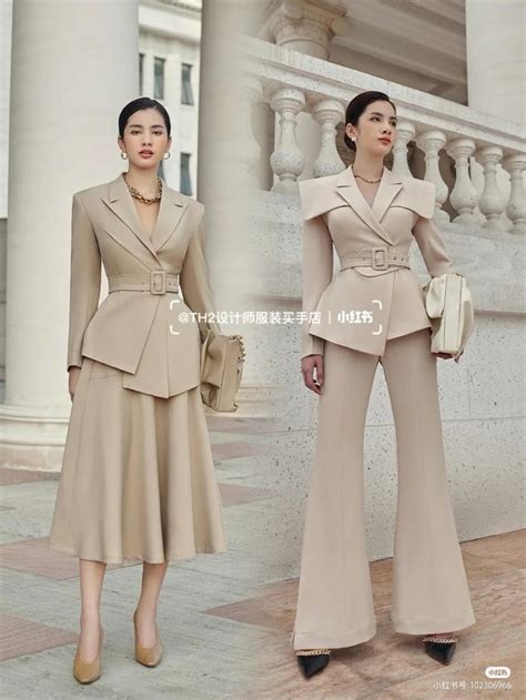 Pin By Moonnnnn1712 On Fashion Classy Dress Woman Suit Fashion