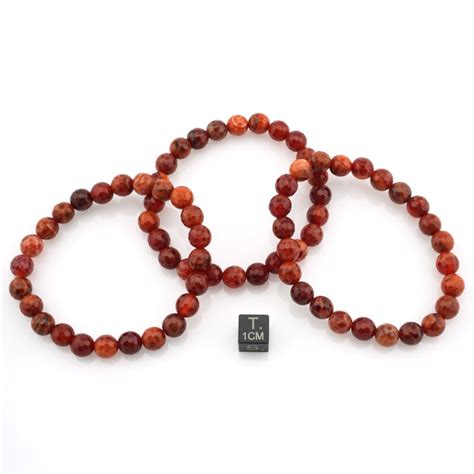 Karneol Schlangenhaut Beh Armband Kugel Fac Christian Emig
