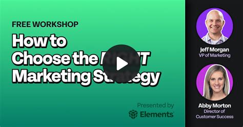 How To Choose The Right Marketing Strategy