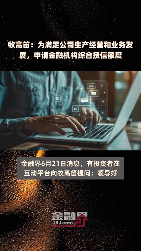 牧高笛：为满足公司生产经营和业务发展，申请金融机构综合授信额度快报凤凰网视频凤凰网