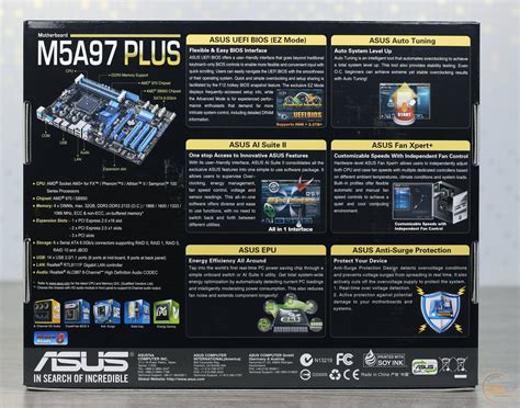 Обзор и тестирование материнской платы ASUS M5A97 PLUS GECID.com.