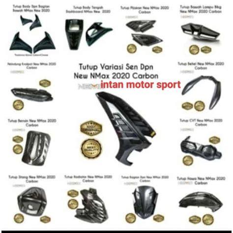 Jual KARBON CARBON NEW NMAX 2020 2021 2022 2023 LENGKAP MERK NEMO 100