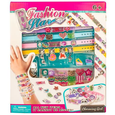 Ігровий набір для створення прикрас для дівчаток Qunxing Toys Браслет шарм та підвіска 868 46