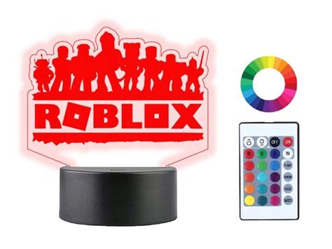 Lampka Nocna Z Imieniem Roblox Led 3D Grawer Plexido Sklep EMPIK