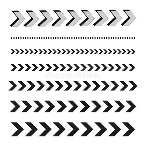 Chevron Arrow Icons Bold Direction Elements Vector Pointer Set Black Movement Symbols Stock