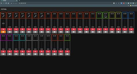 A DIY Microphone Rack Indicator For The Behringer X32 Midas M32