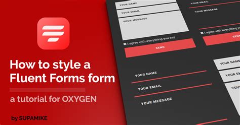 How To Style A Fluent Forms Form