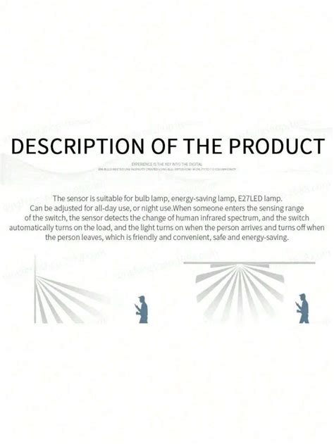 Pir Motion Sensor Light Socket E27 Led Lamp Holder Infrared Detector Night Light Adapter With