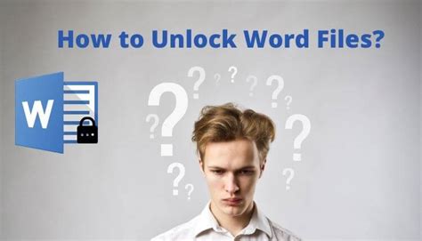7 Ways To Unlock Word Document