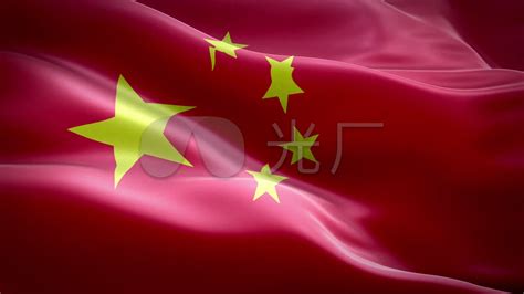 飘动的国旗旗飘扬动态图片动态飘扬的旗大山谷图库