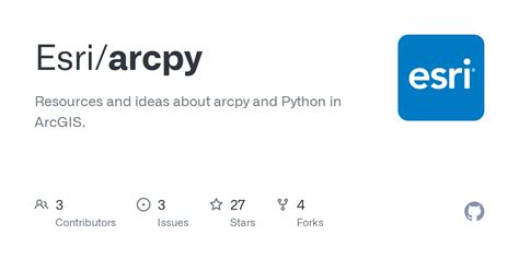 Github Esriarcpy Resources And Ideas About Arcpy And Python In Arcgis