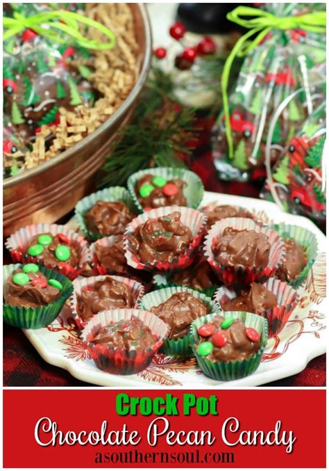 Crock Pot Chocolate Pecan Candy A Southern Soul