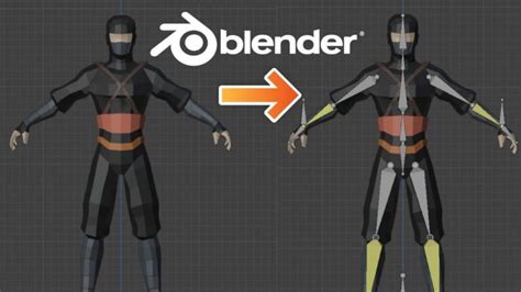 Rig Low Poly Characters EASY: Blender Beginners | BlenderNation Bazaar