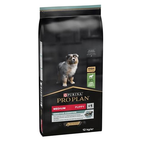Pro plan Dog Medium Puppy Digestive Jagnjetina 12kg | Aquazooshop