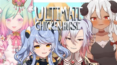 【遊戲實況】我無法到達終點！我的動物朋友們也別想！ft 羊咩、貓排ちゃん【超級雞馬ultimate Chicken Horse】 Youtube