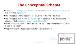DBMS Data Models Schemas Instances Pptx